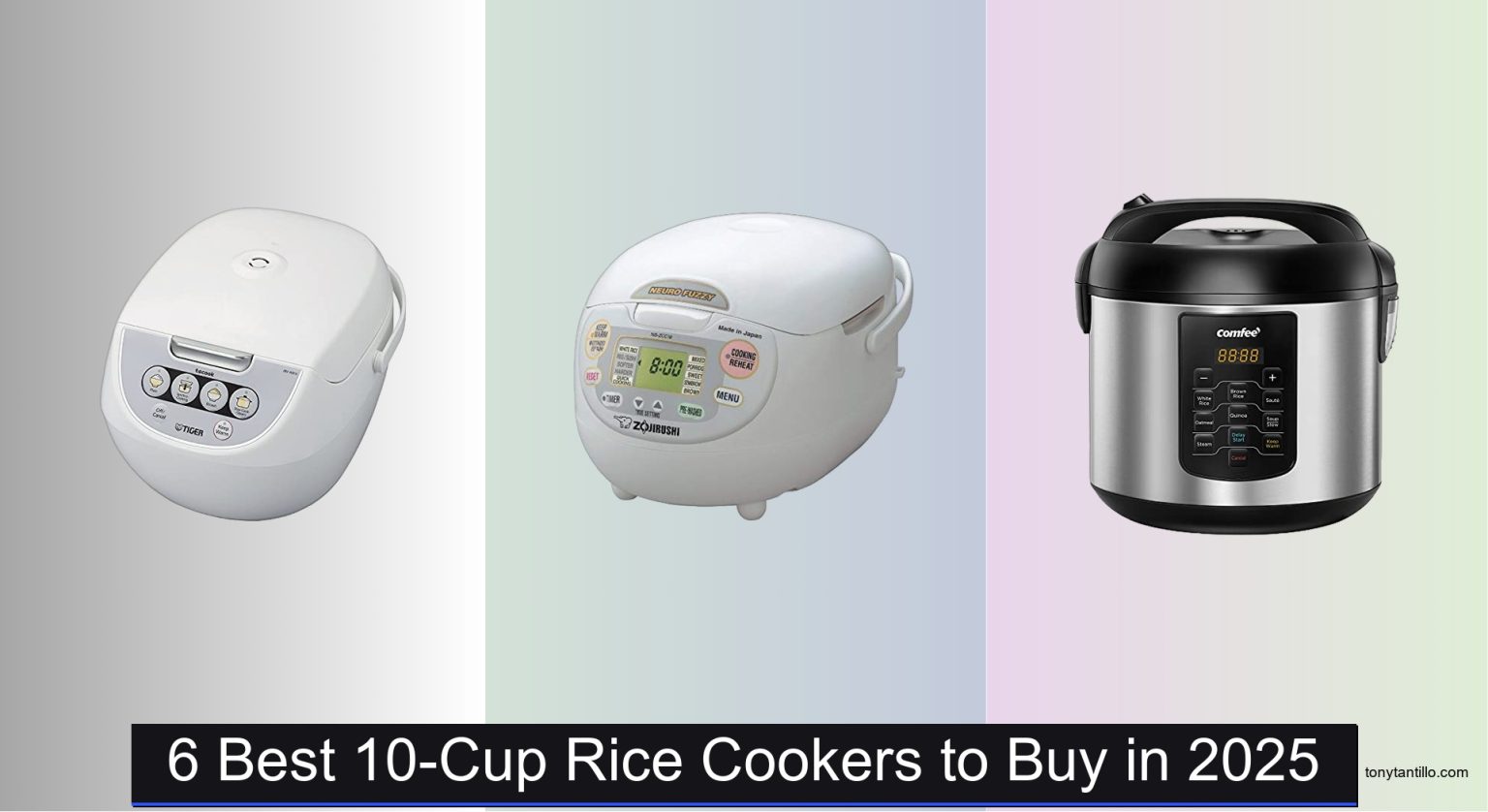 6 Best 10-Cup Rice Cookers to Buy in 2025 - Tony Tantillo