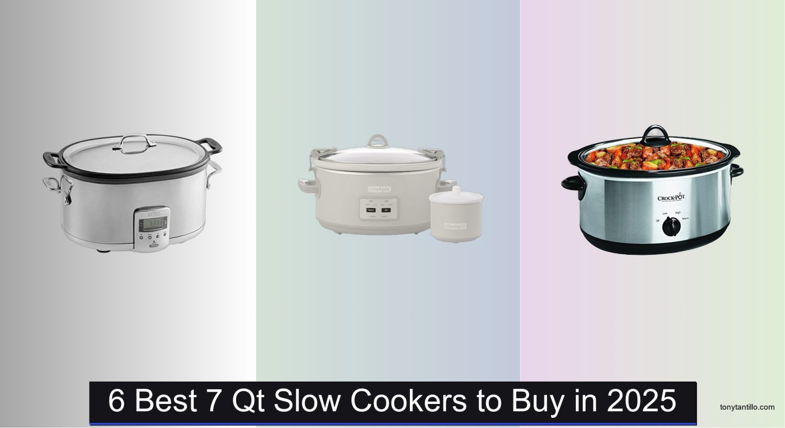 6 Best 7 Qt Slow Cookers to Buy in 2025