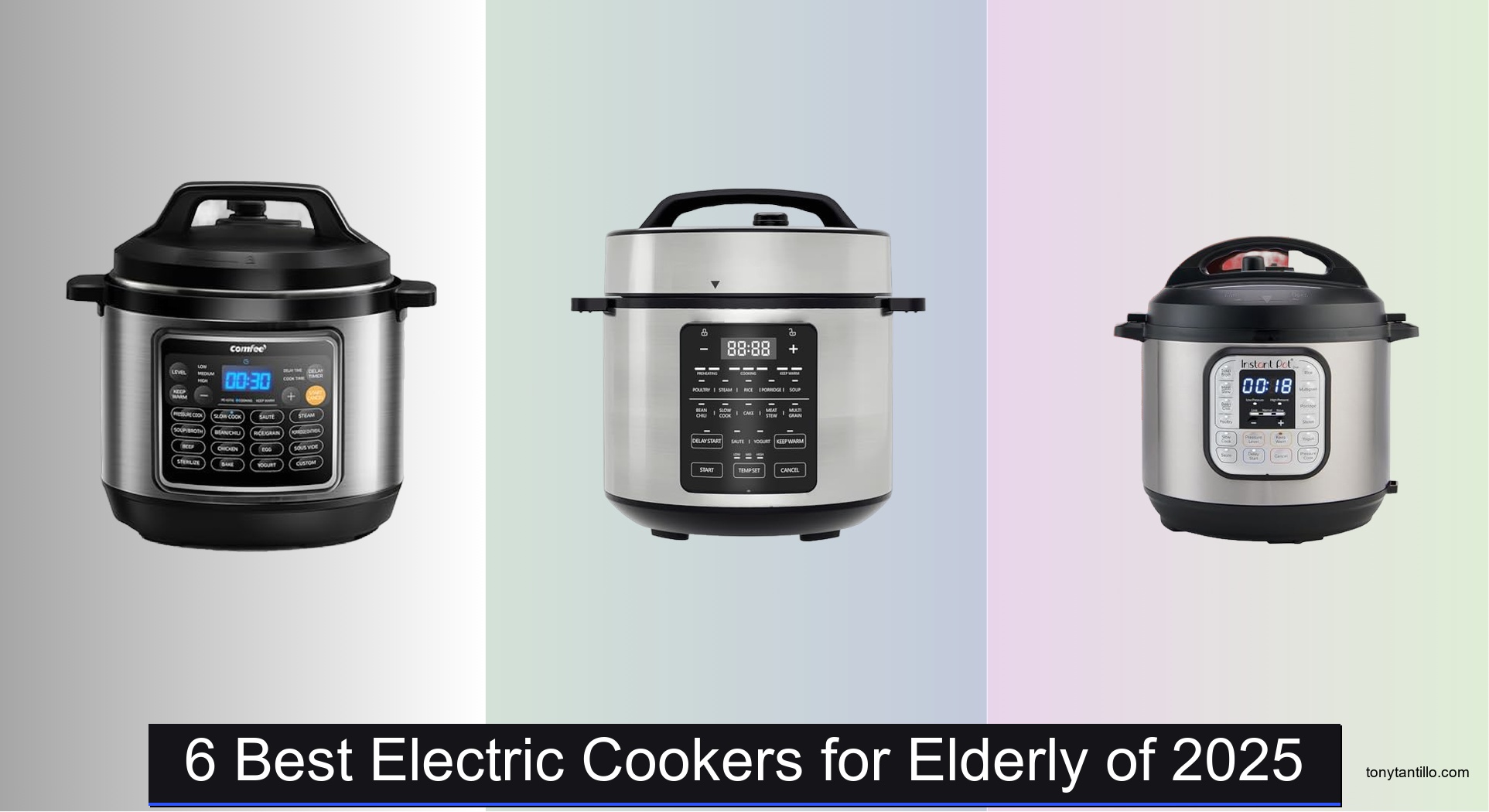 6 Best Electric Cookers for Elderly of 2025 - Tony Tantillo