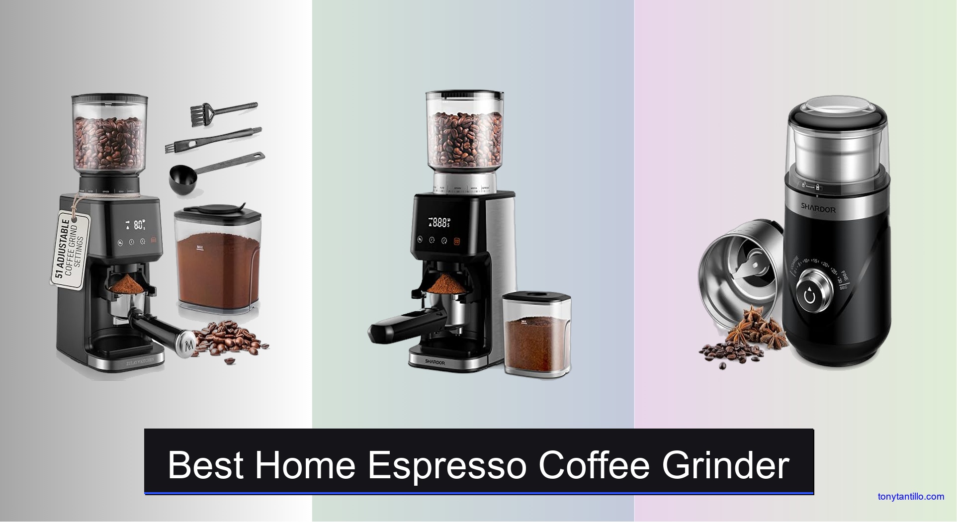6 Best Home Espresso Coffee Grinders of 2025 - Tony Tantillo