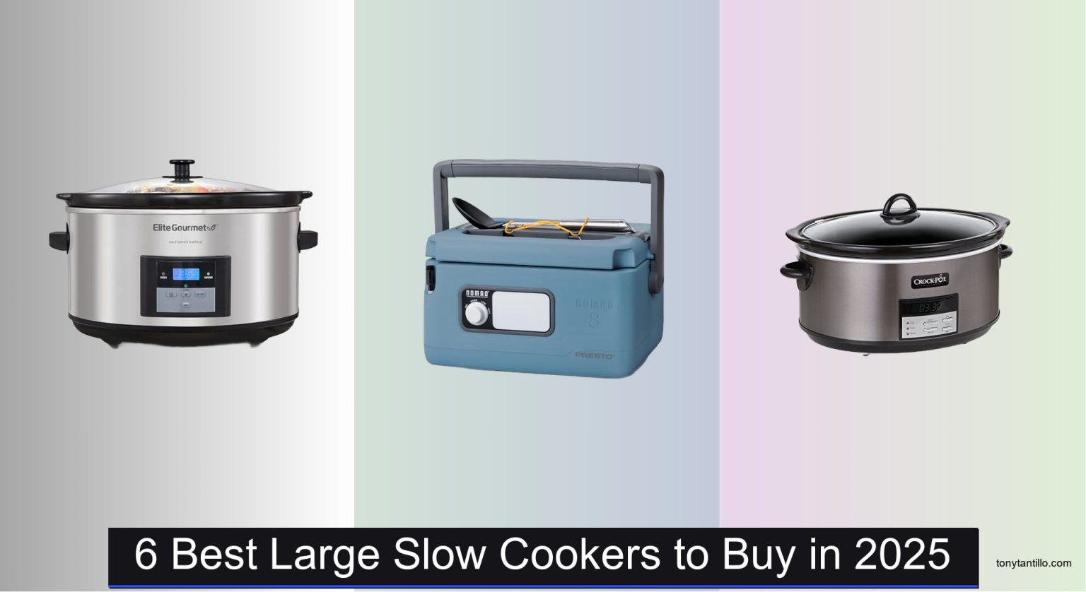6 Best Large Slow Cookers to Buy in 2025 - Tony Tantillo