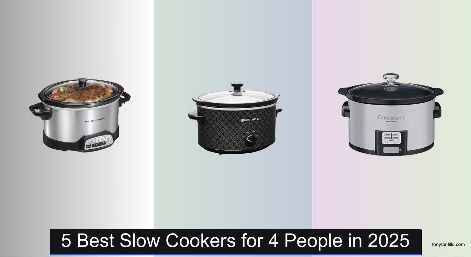 5 Best Slow Cookers for 4 People in 2025 - Tony Tantillo