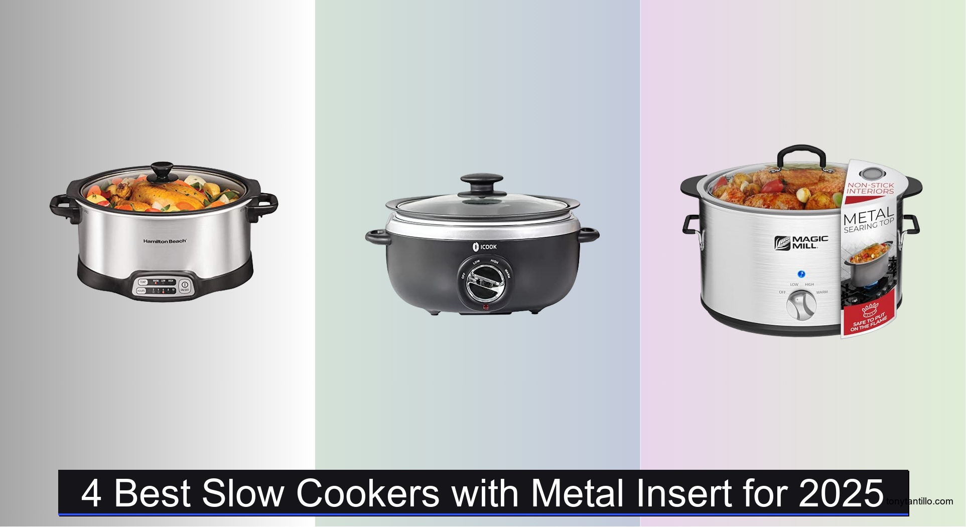 4 Best Slow Cookers with Metal Insert for 2025 - Tony Tantillo