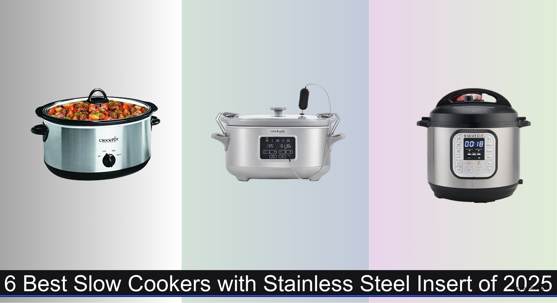 6 Best Slow Cookers with Stainless Steel Insert of 2025