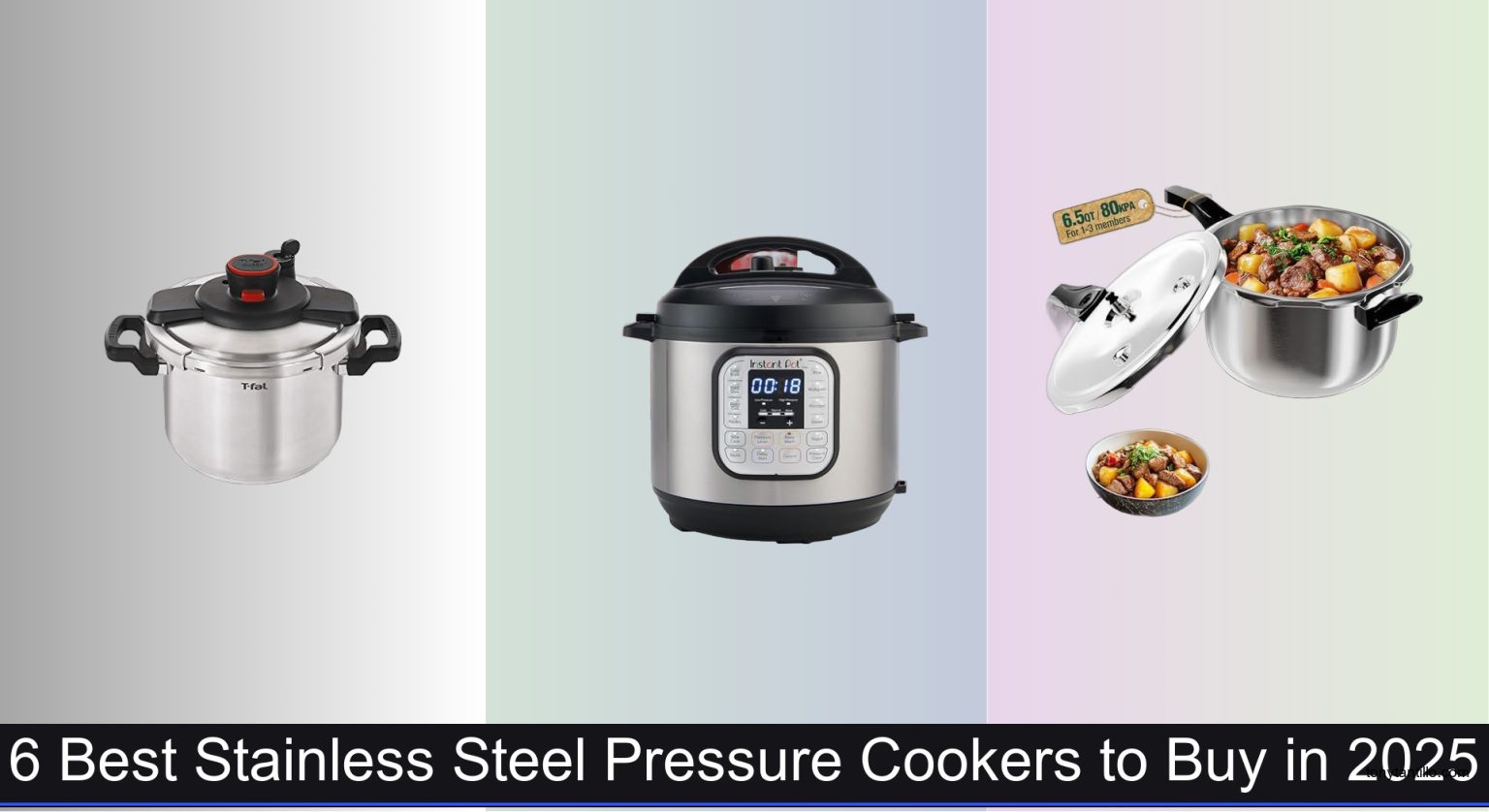 6 Best Stainless Steel Pressure Cookers to Buy in 2025