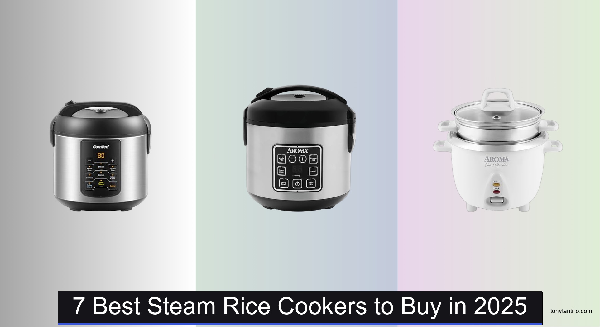 7 Best Steam Rice Cookers to Buy in 2025 - Tony Tantillo