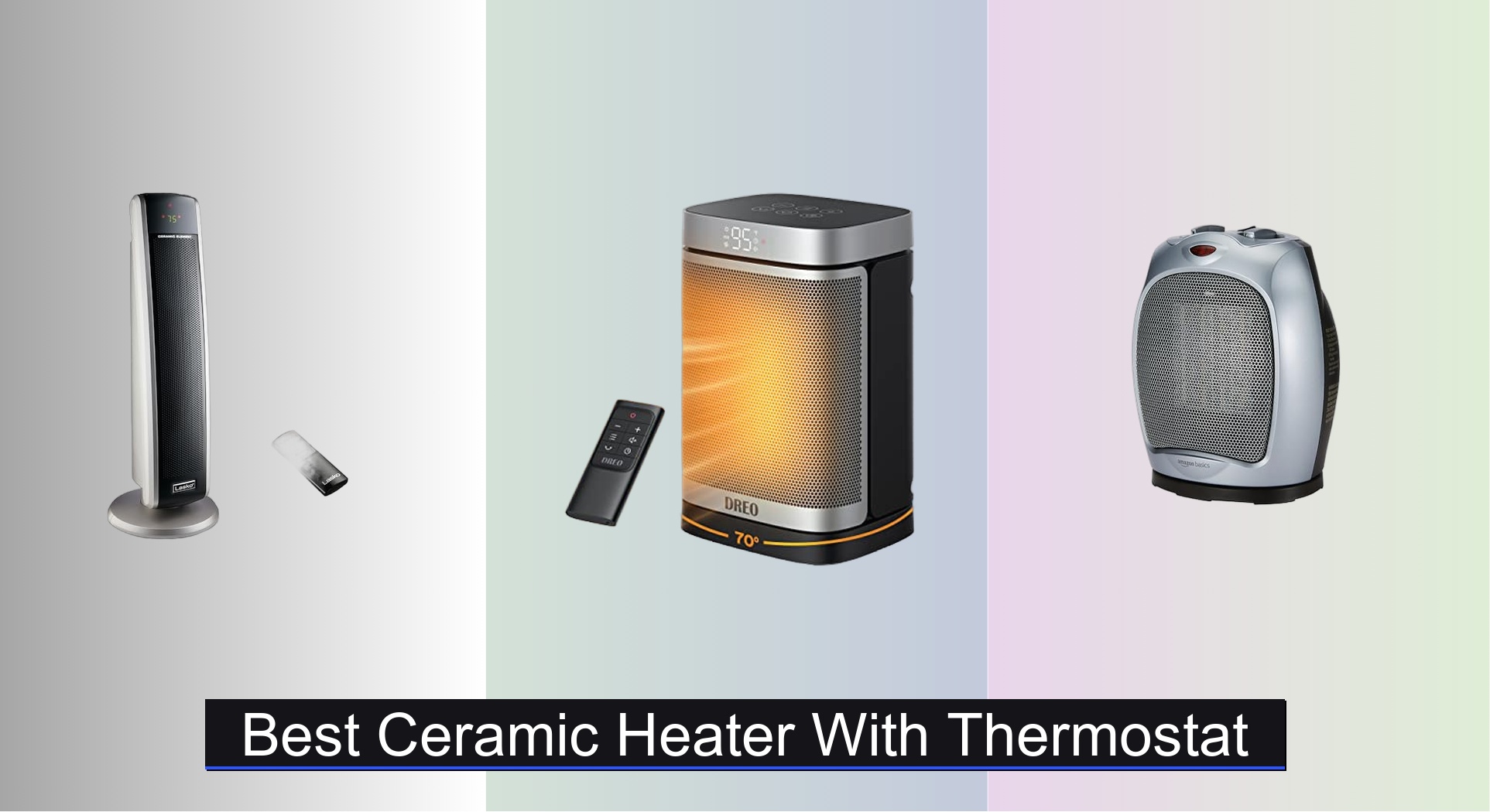 8 Best Ceramic Heaters with Thermostat to Buy in 2025
