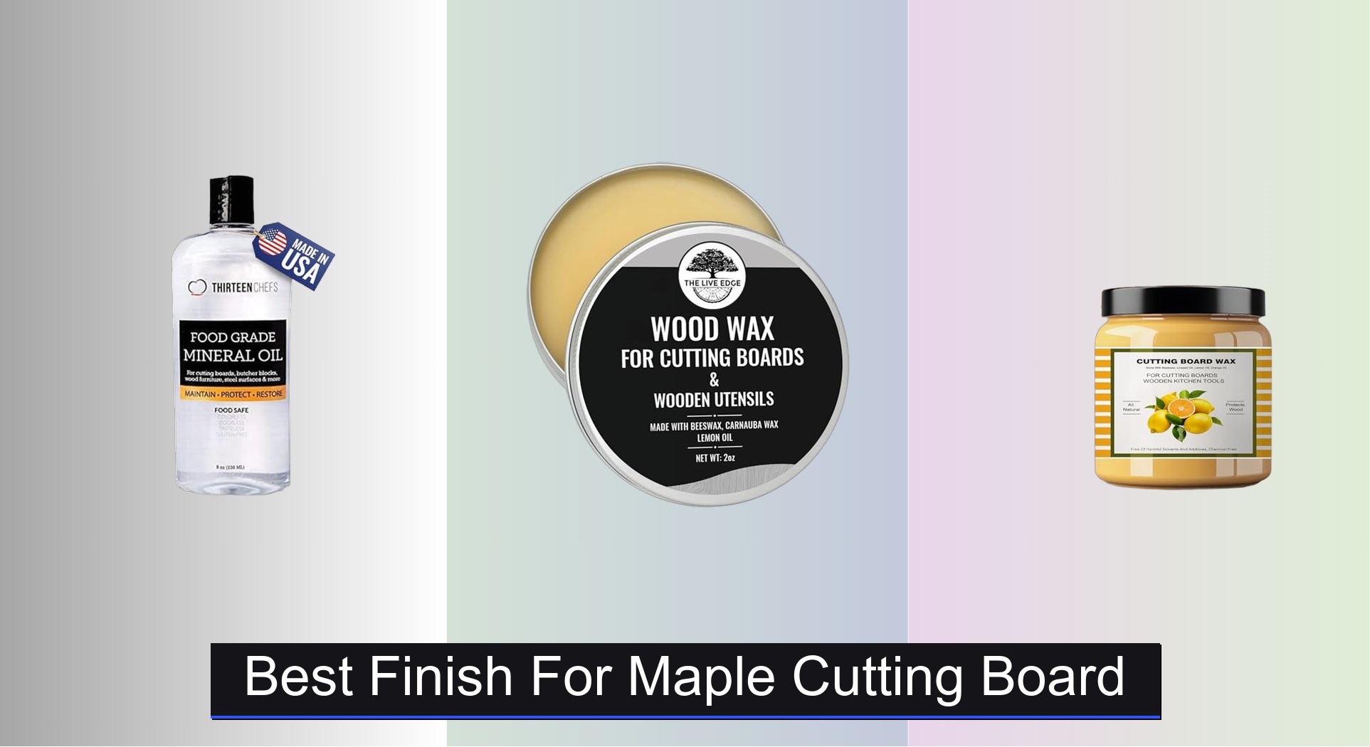 5 Best Finishes for Maple Cutting Boards in 2025