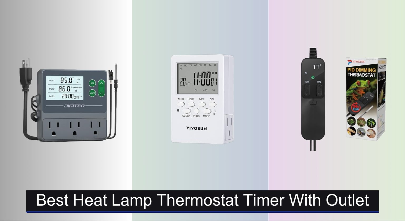 7 Best Heat Lamp Thermostat Timers with Outlet 2025