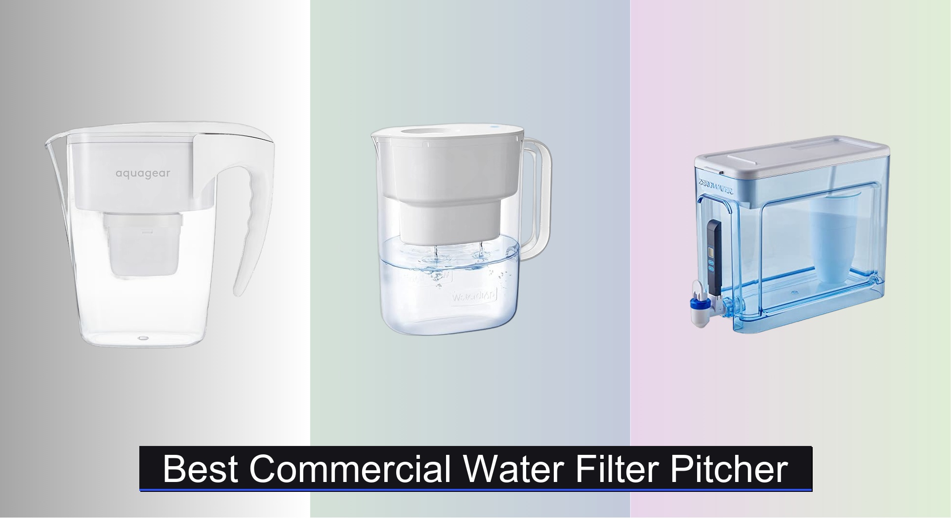 6 Best Commercial Water Filter Pitchers of 2026