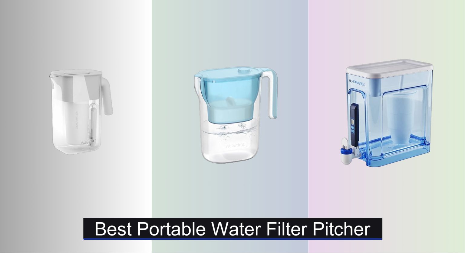 8 Best Portable Water Filter Pitchers of 2026