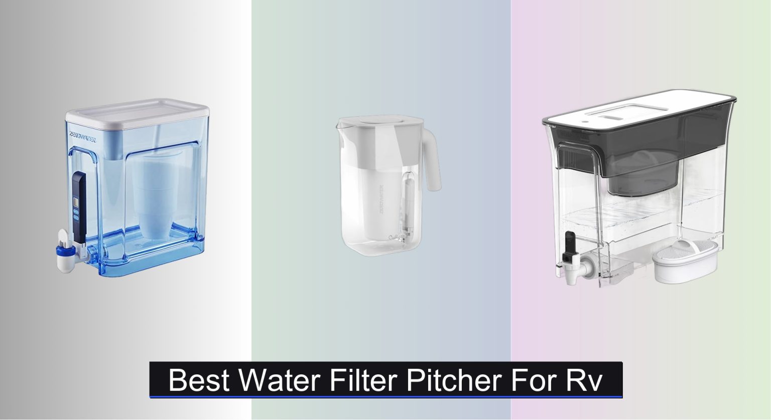 7 Best Water Filter Pitchers for RVs in 2025
