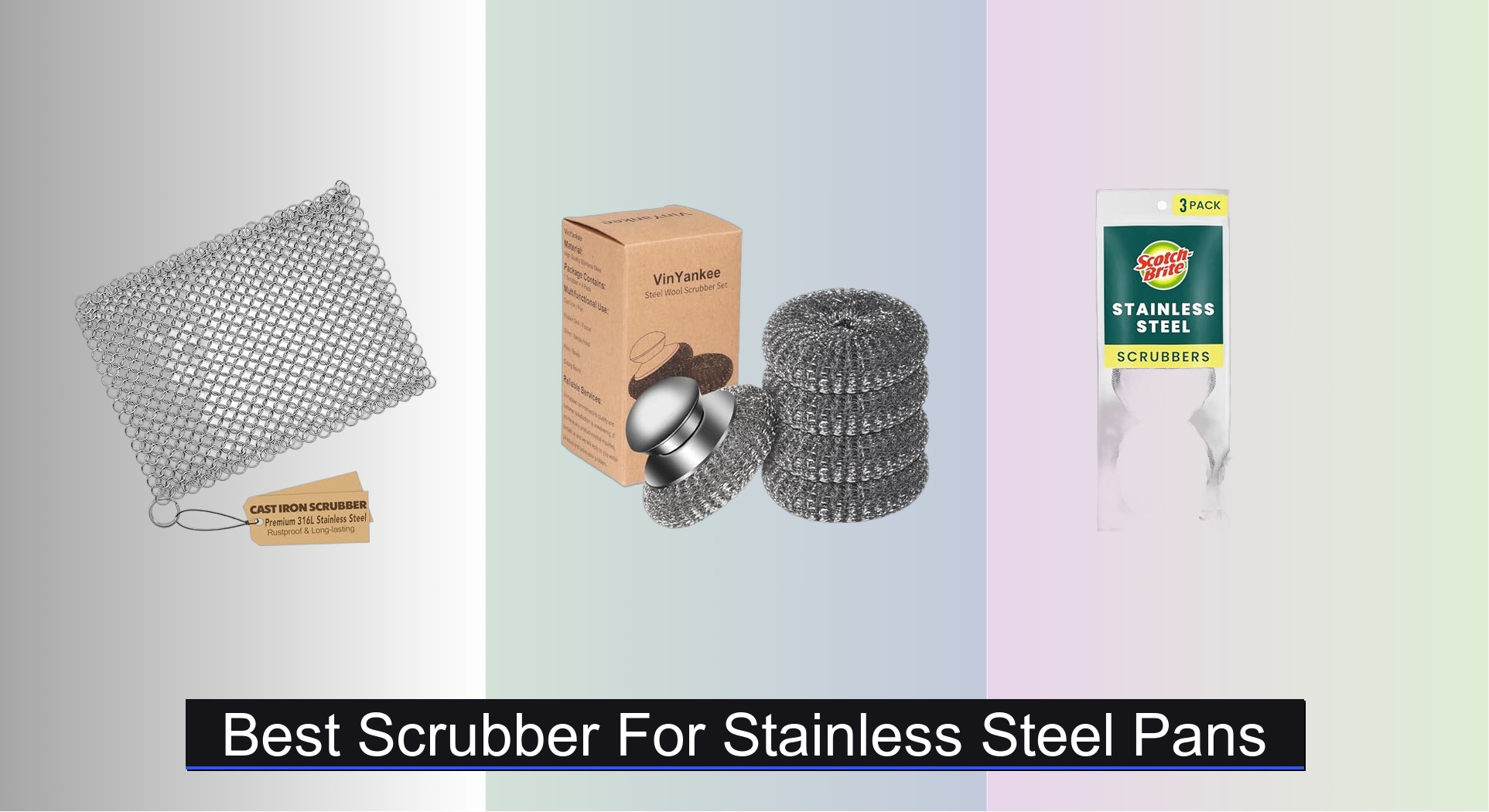 7 Best Scrubbers for Stainless Steel Pans 2026