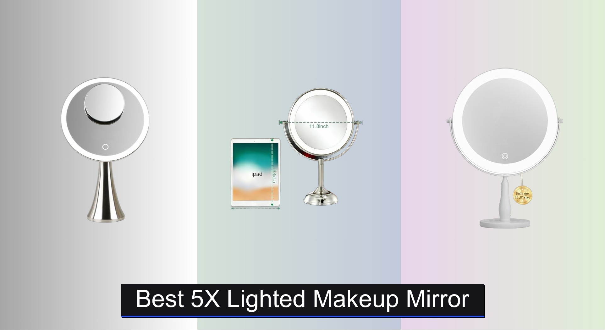 8 Best 5x Lighted Makeup Mirrors of 2026